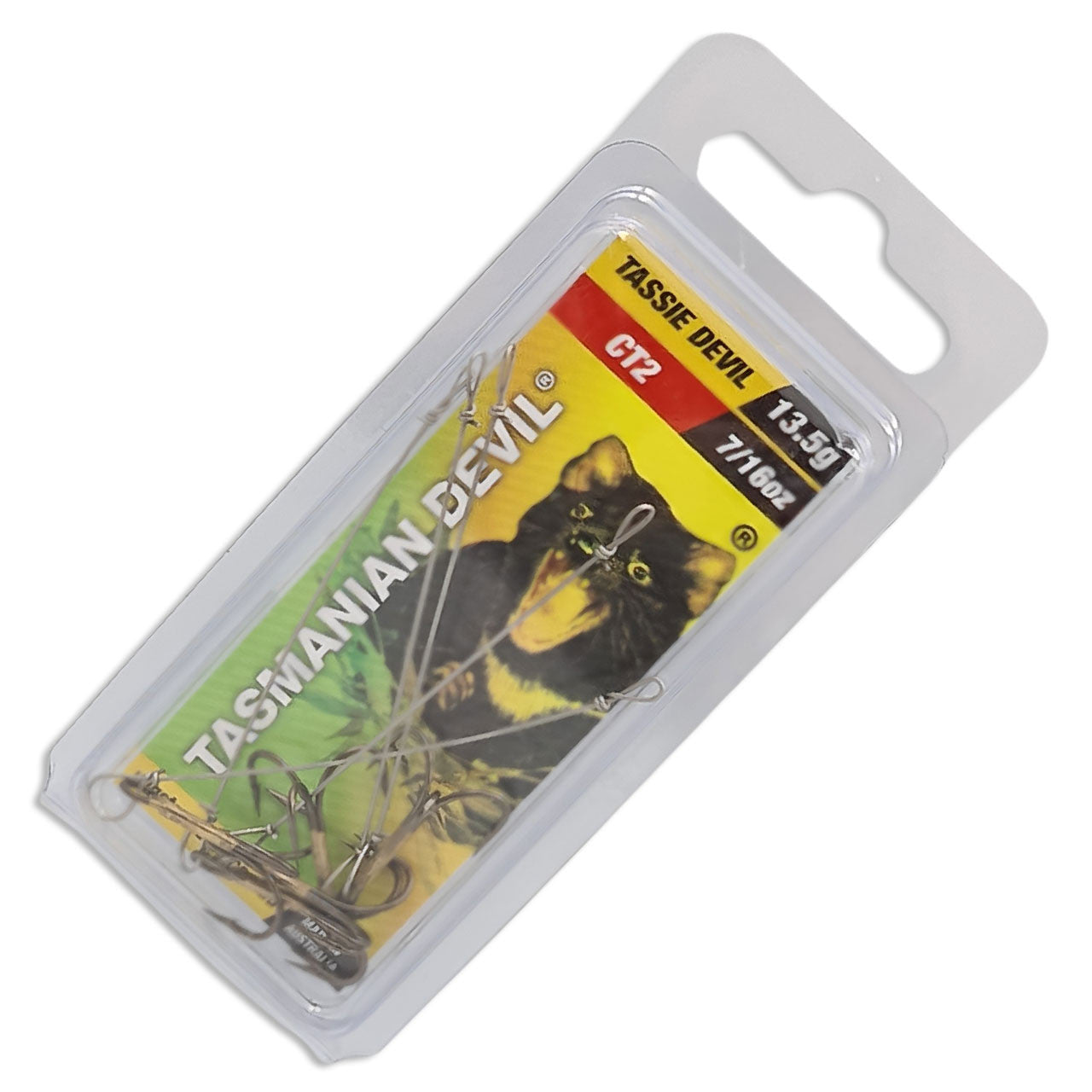 Tasmanian Devil Centres Treble Hooks 5 pack 13.5gram lures